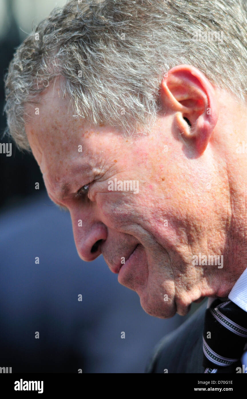 Anzac Day, London, UK. 25th April 2013. Wreath-laying at the Cenotaph ...