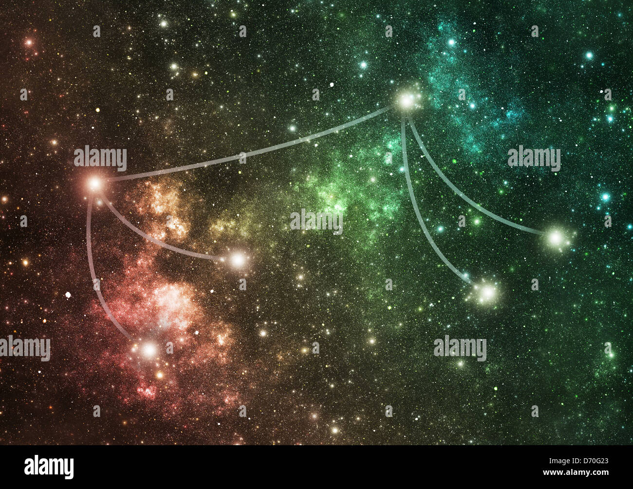 Vulpecula Constellation Labeled