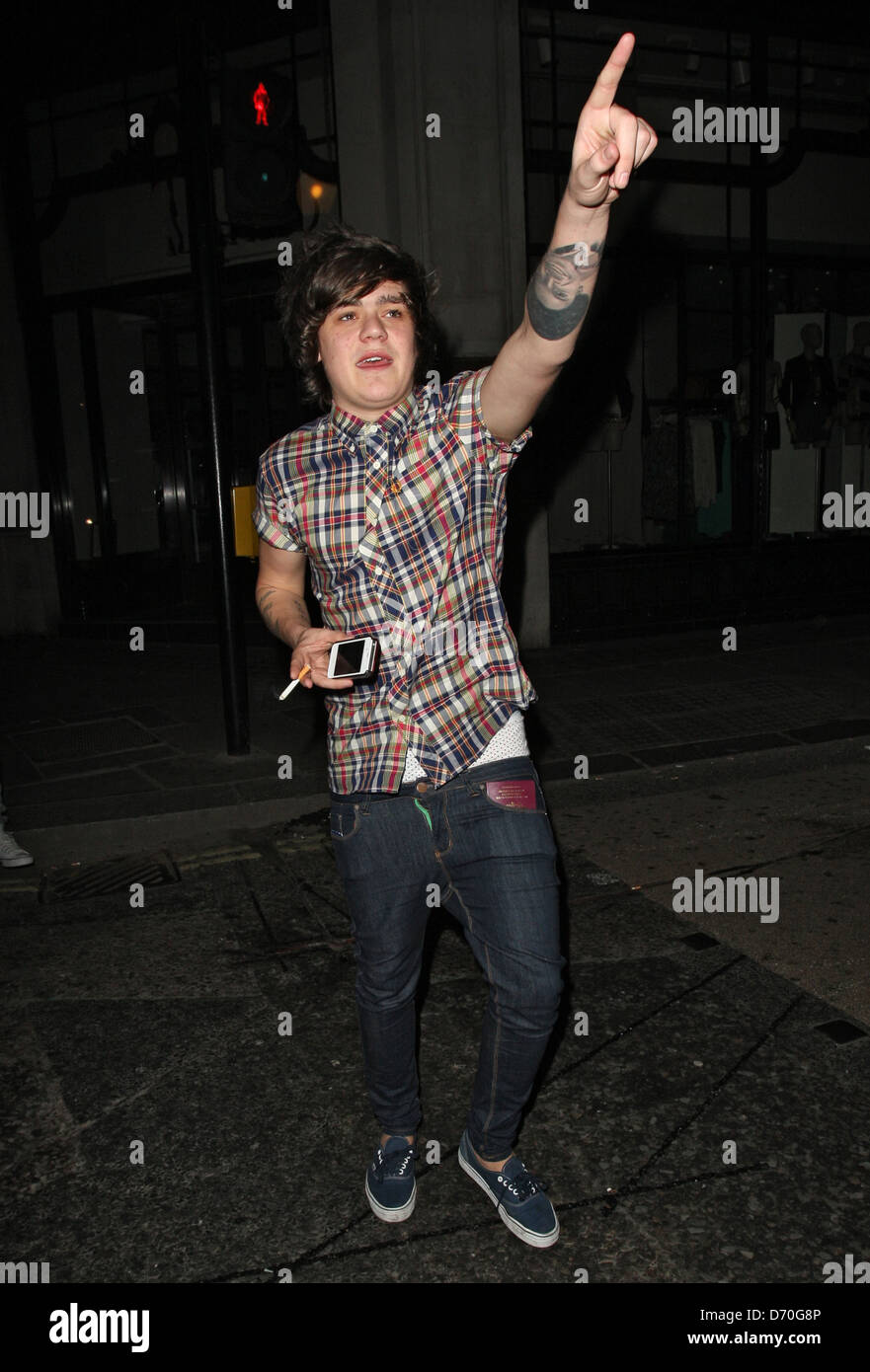 Frank Cocozza Celebrities attending Anaya nightclub London, England ...