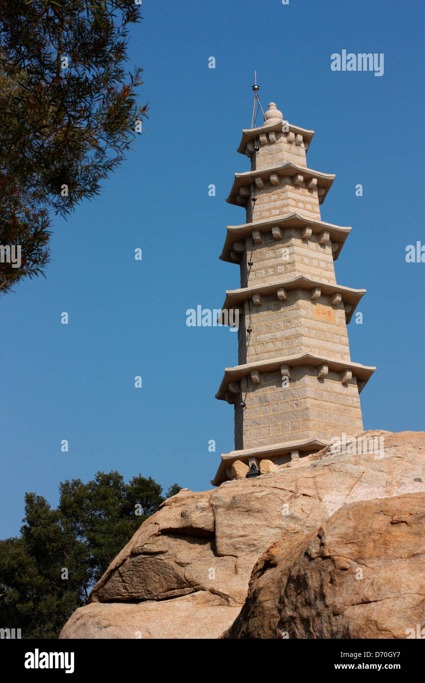 Taiwan, Kinmen County, View of Maoshan Tower Stock Photo - Alamy