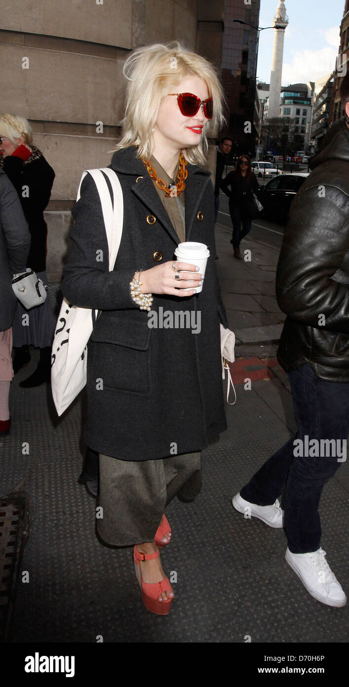 Pixie Geldof London Fashion Week - Autumn/Winter 2012 - Topshop ...