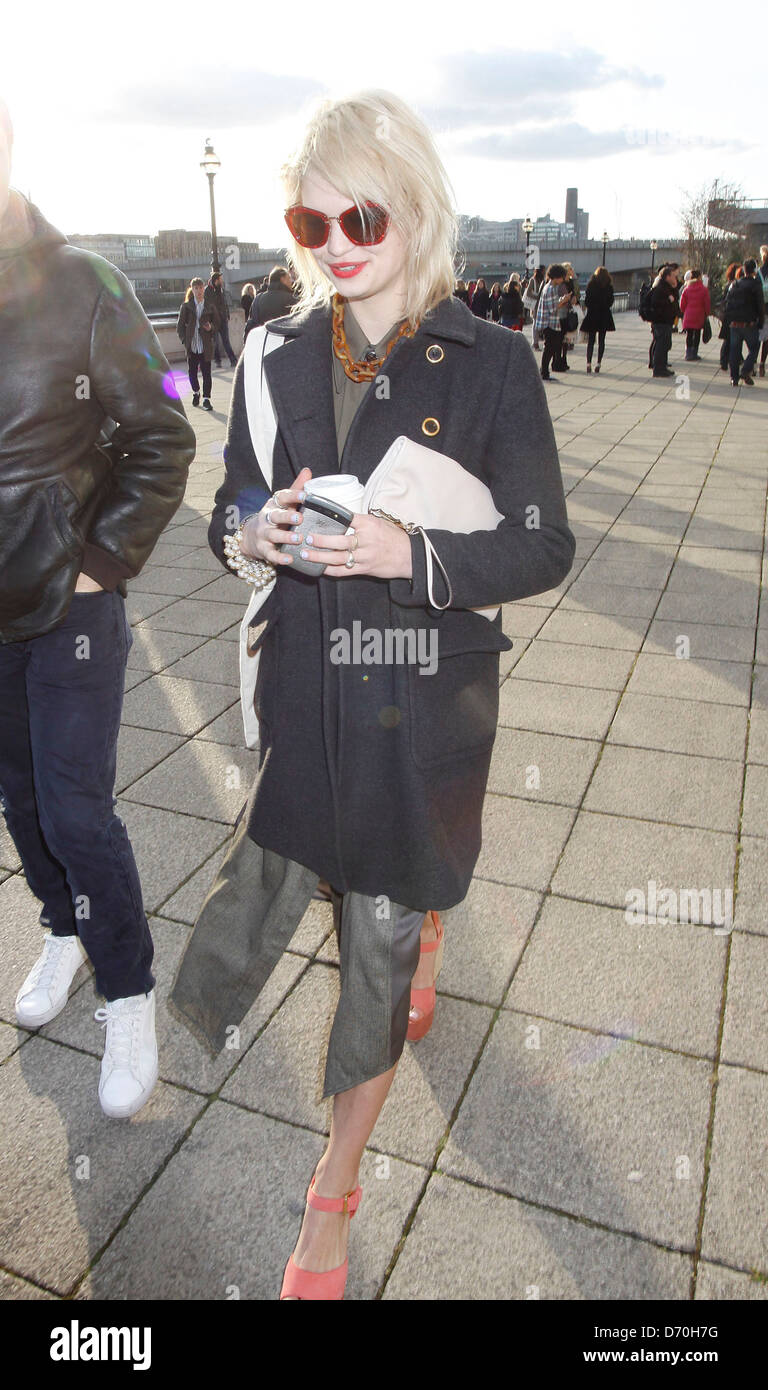 Pixie Geldof London Fashion Week - Autumn/Winter 2012 - Topshop ...
