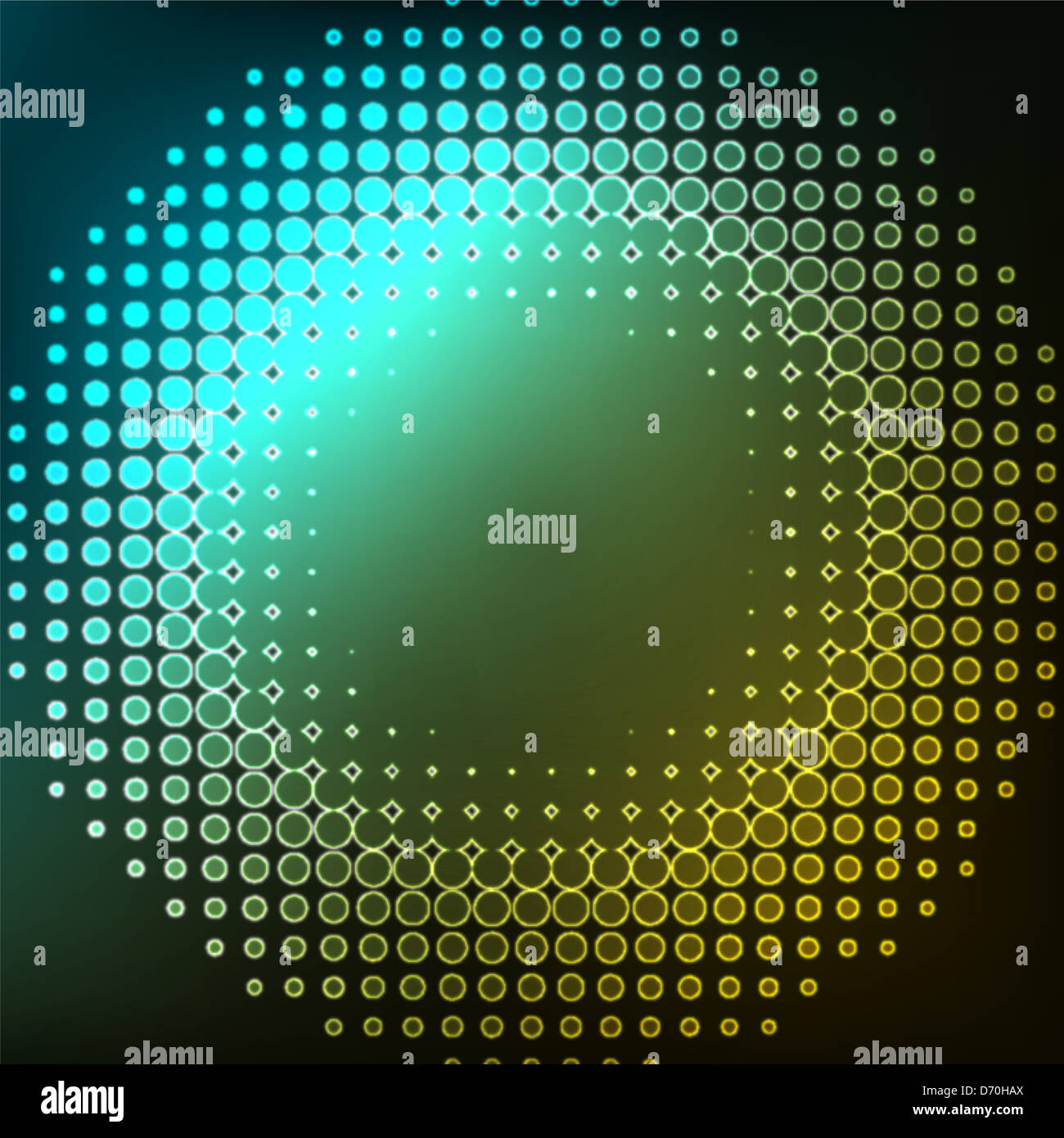 Halftone dots texture letter design hi-res stock photography and images ...