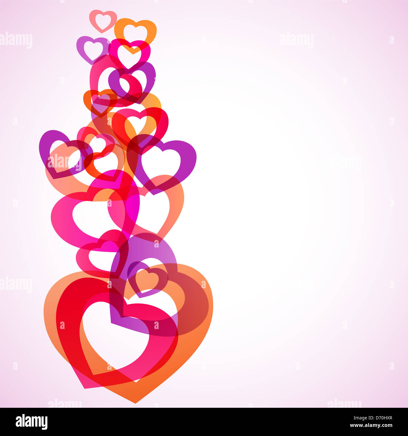 Abstract heart background illustration Stock Photo - Alamy