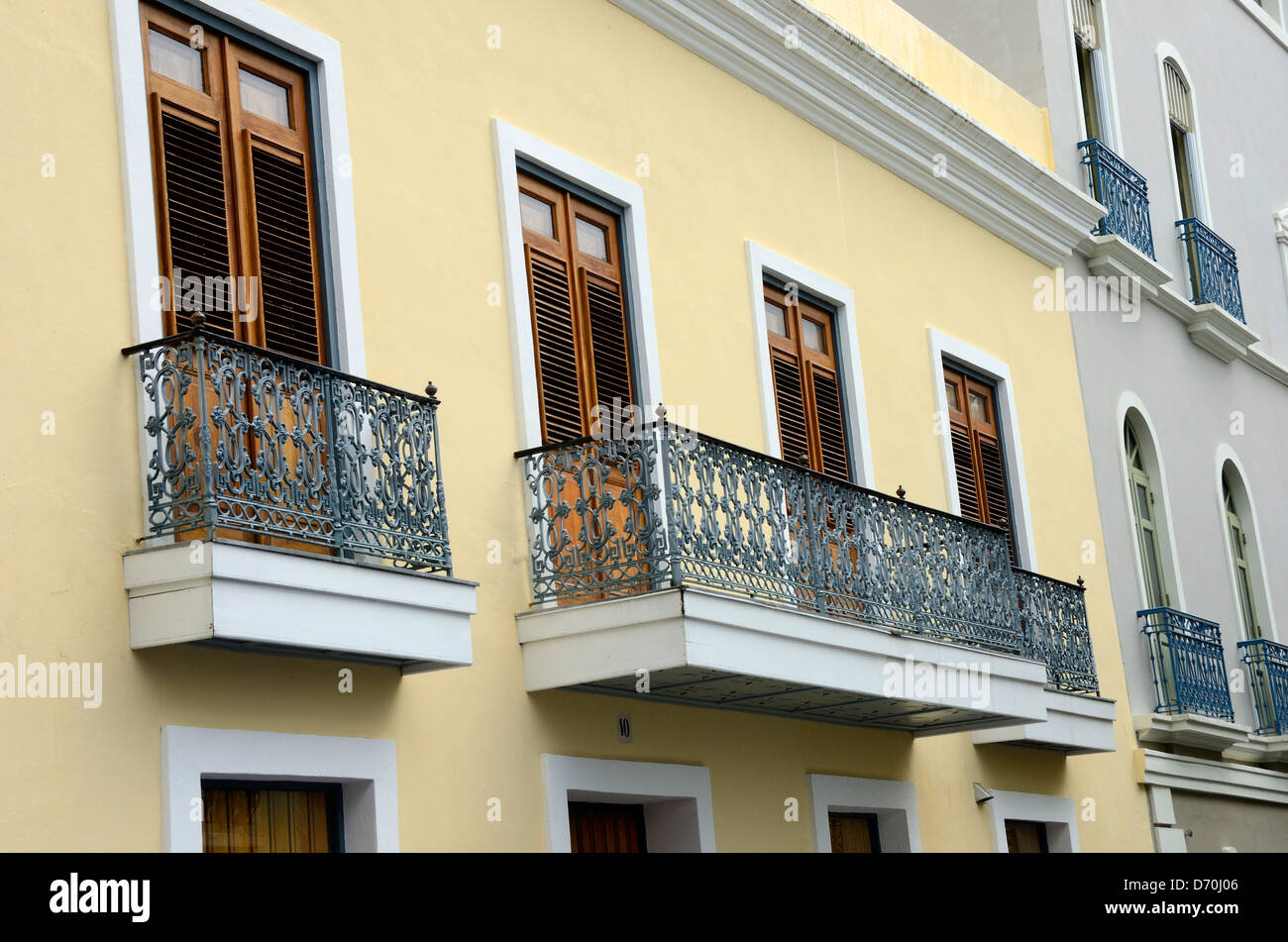 Colorful buildings in Old San Juan, Puerto Rico Stock Photo - Alamy