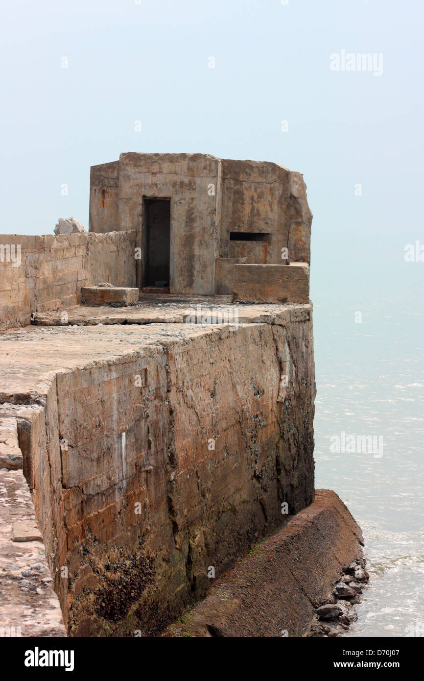 Taiwan, Kinmen County, Kinmen National Park, Old military bunker and ...