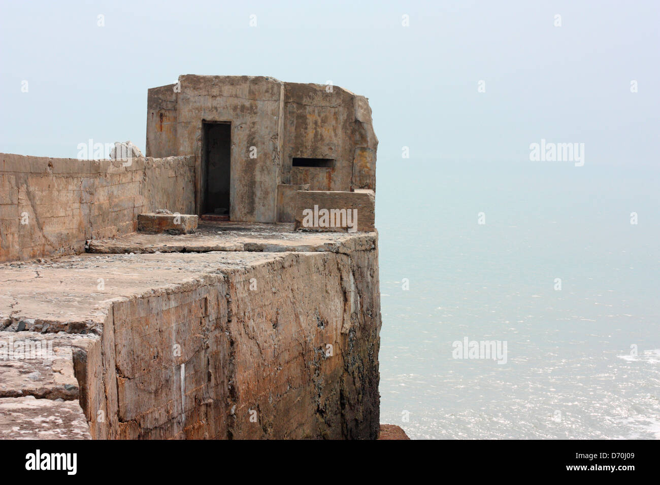 Taiwan, Kinmen County, Kinmen National Park, Old military bunker and ...