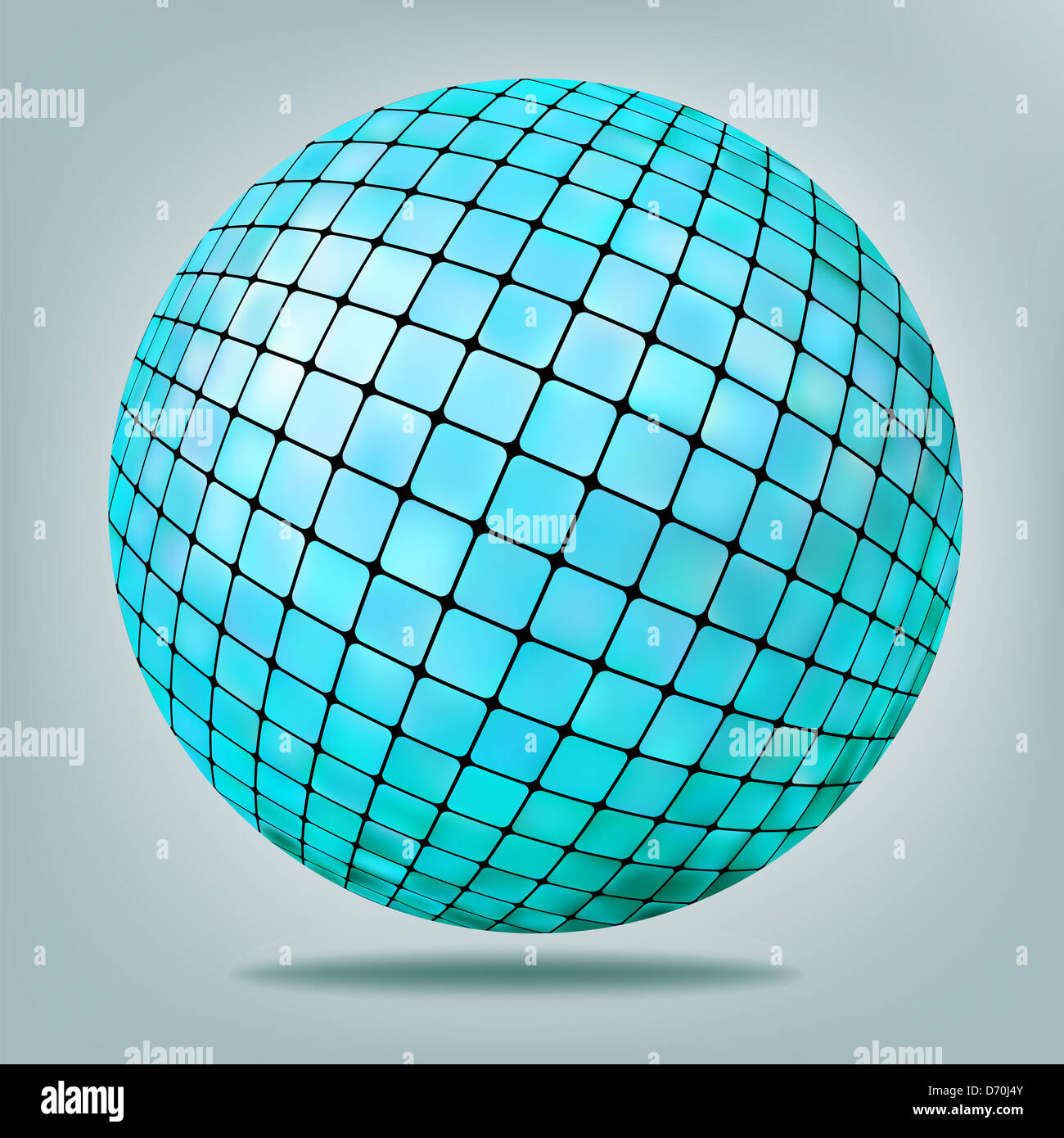 Abstract blue party Background with disco ball Stock Photo - Alamy