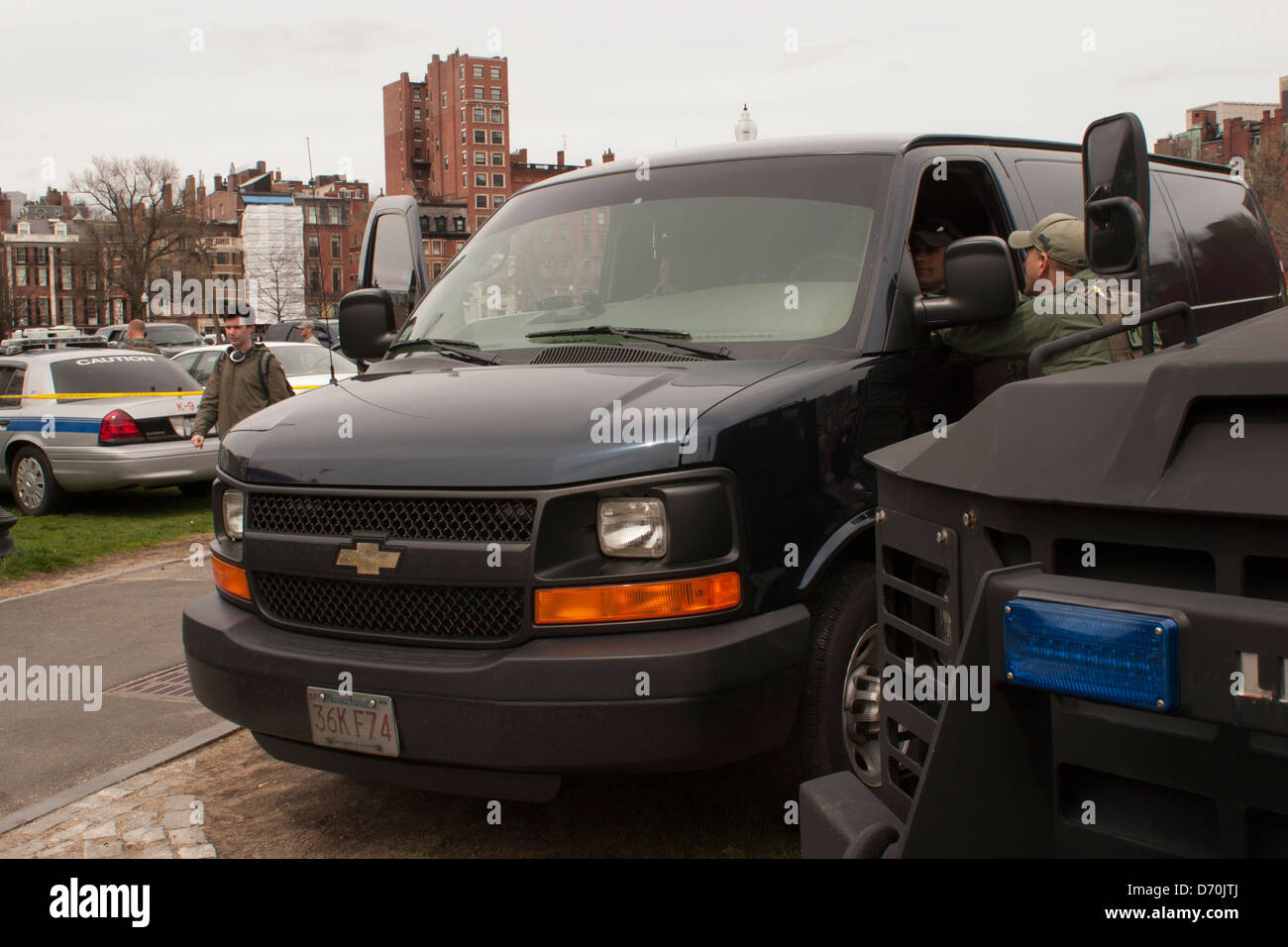 Boston police car hi-res stock photography and images - Alamy