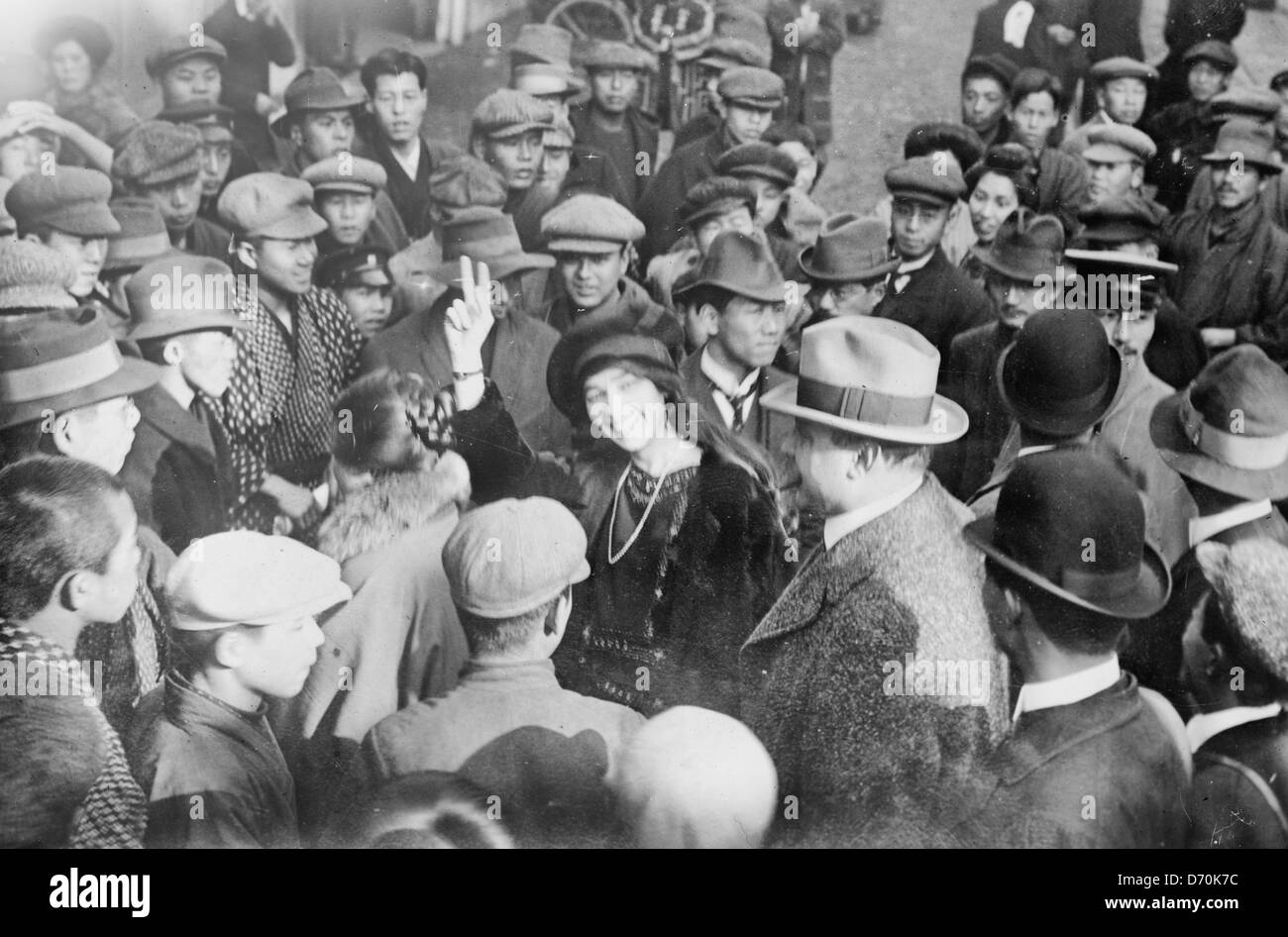 Katherine Stinson in Tokyo, Japan, circa 1917 Stock Photo - Alamy