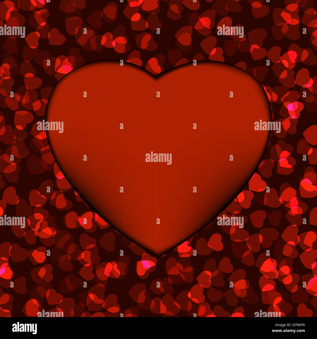 Red heart frame Stock Photo - Alamy