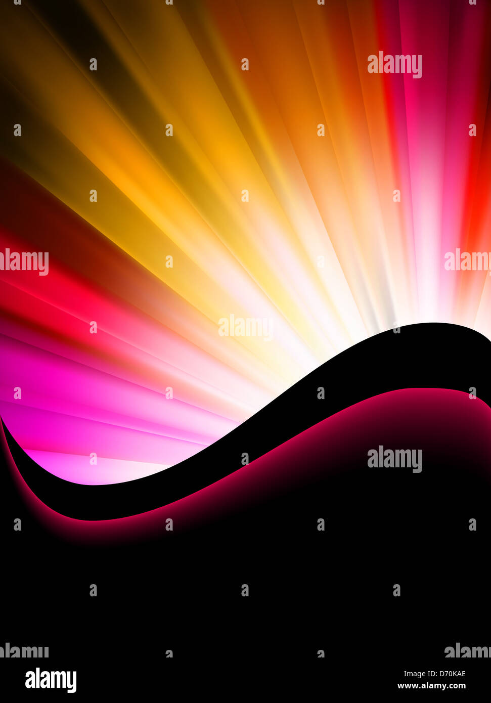 Abstract burst card Template Stock Photo - Alamy