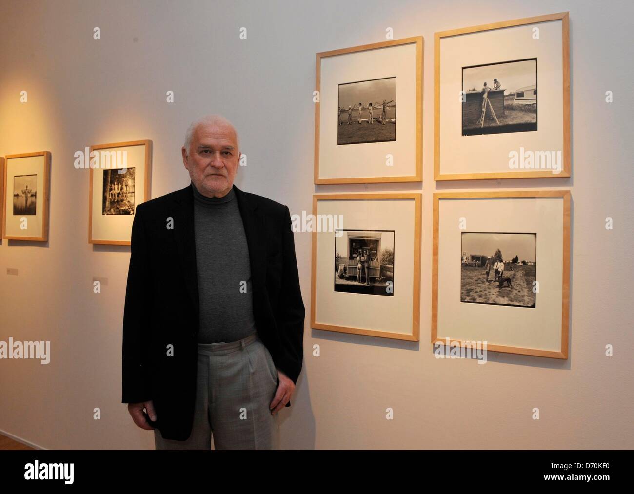 Brno, Czech Republic, April 25, 2013. Czech photographer Karel Novak is ...