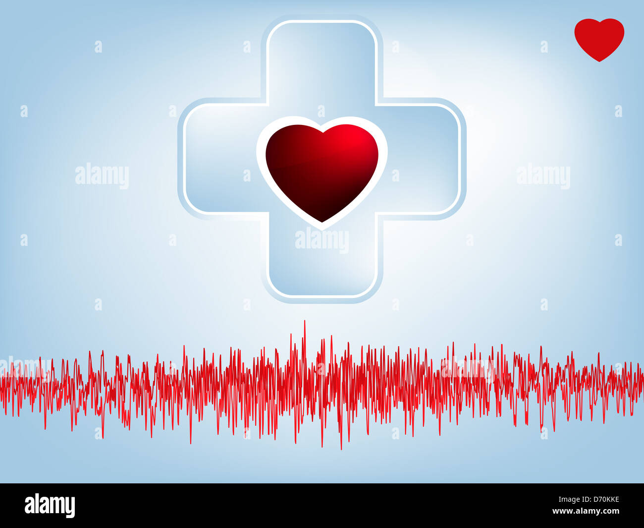 Heart and heartbeat symbol Easy Editable Template Without a ...