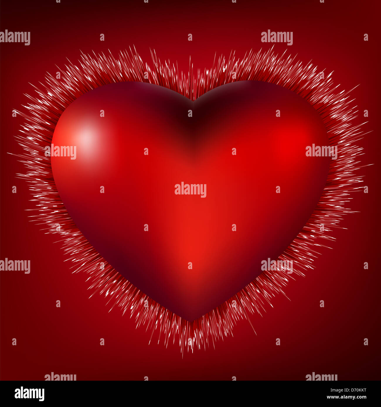 3D Heart Burst Background Stock Photo - Alamy
