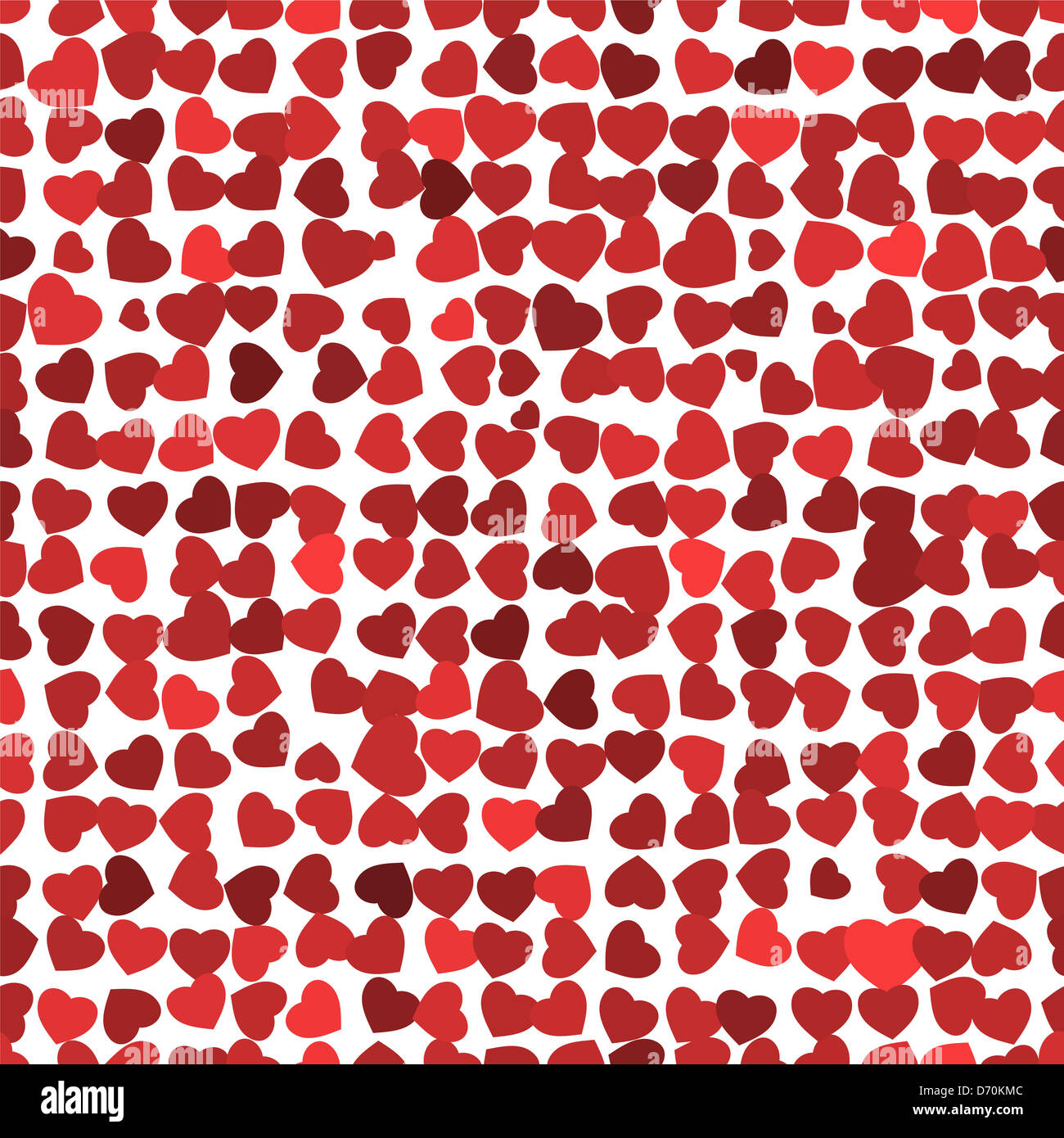 HQ Pattern - Red hearts background on white 10 Stock Photo - Alamy