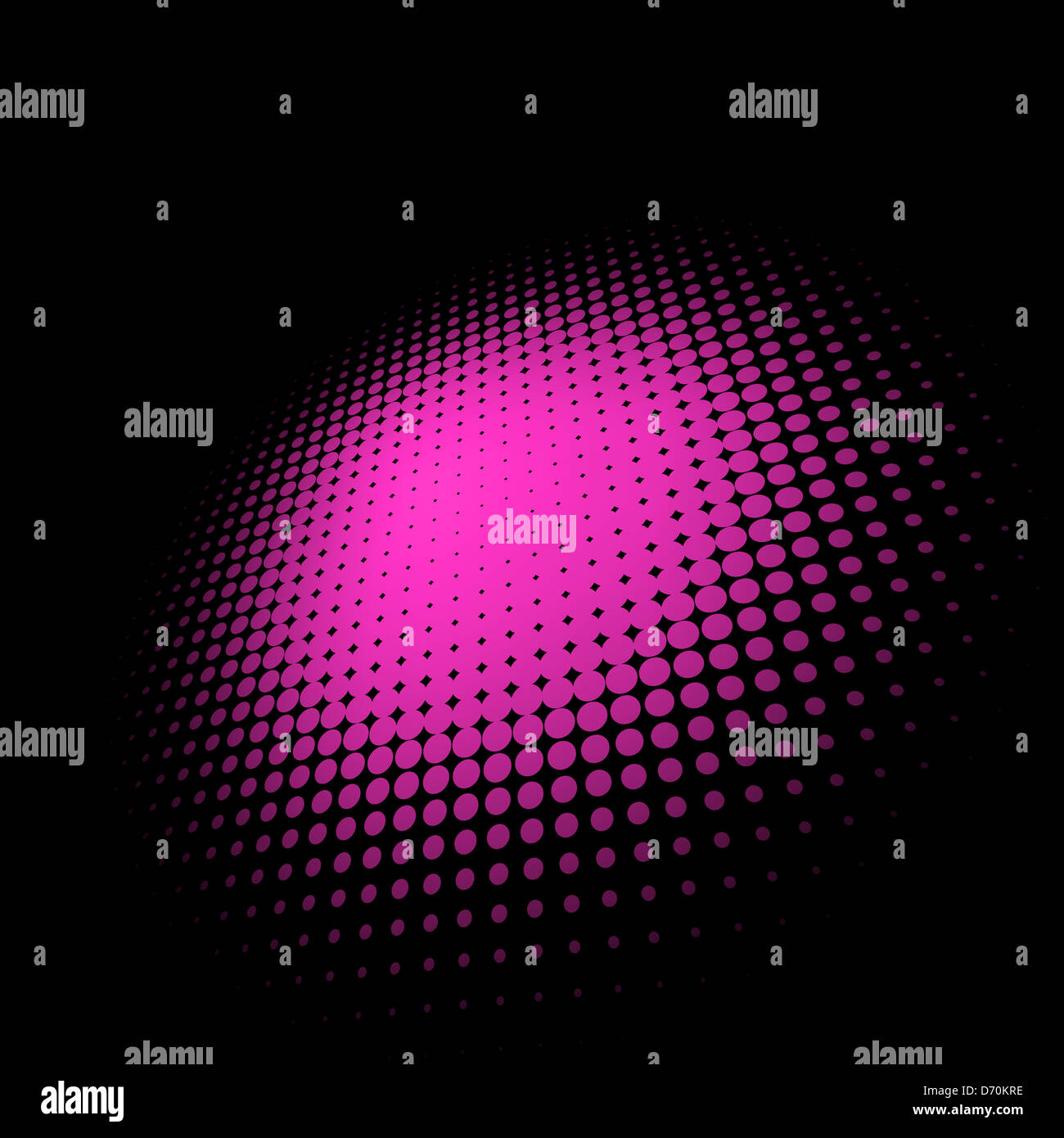 3D halftone circle background Stock Photo - Alamy