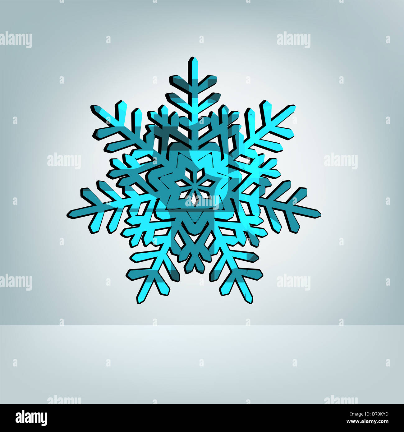 Snow Flake cars template Stock Photo - Alamy