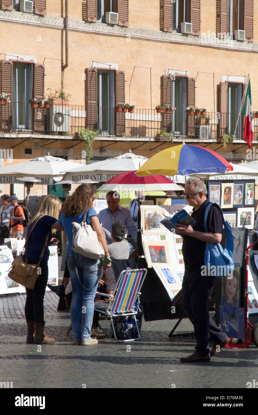 Painters square hi-res stock photography and images - Alamy