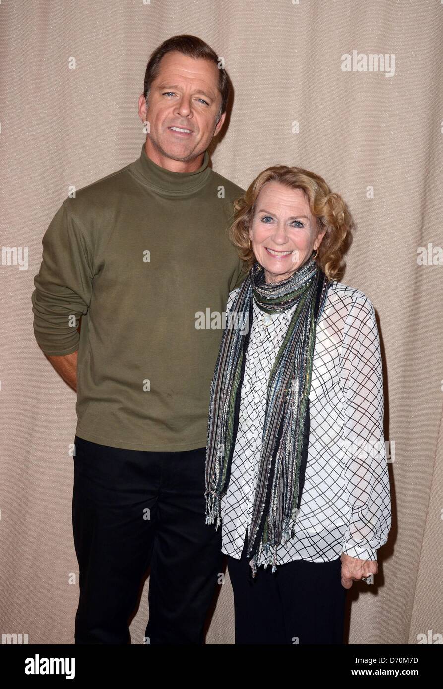 New York, USA. April 25, 2013. Maxwell Caulfield, Juliet Mills in ...