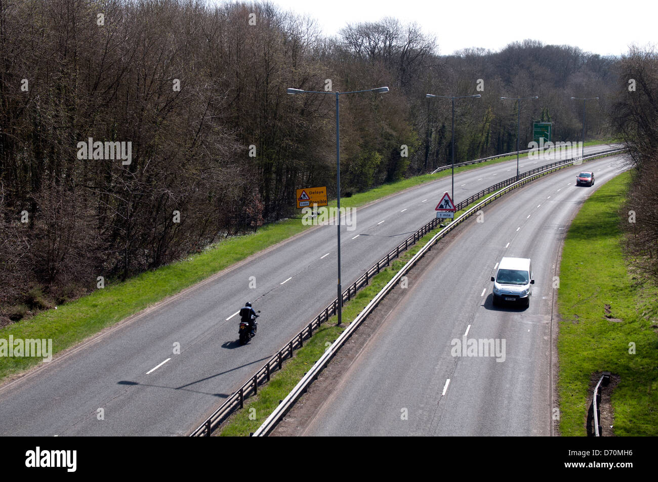 A448 Bromsgrove Highway at Headless Cross, Redditch, England, UK Stock ...