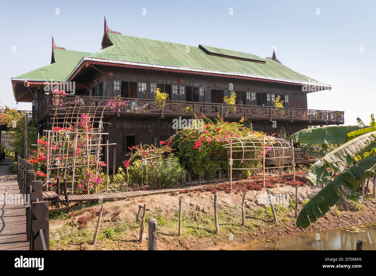 Inthar Heritage House, Inpawkhon Village, Inle Lake, Shan State ...