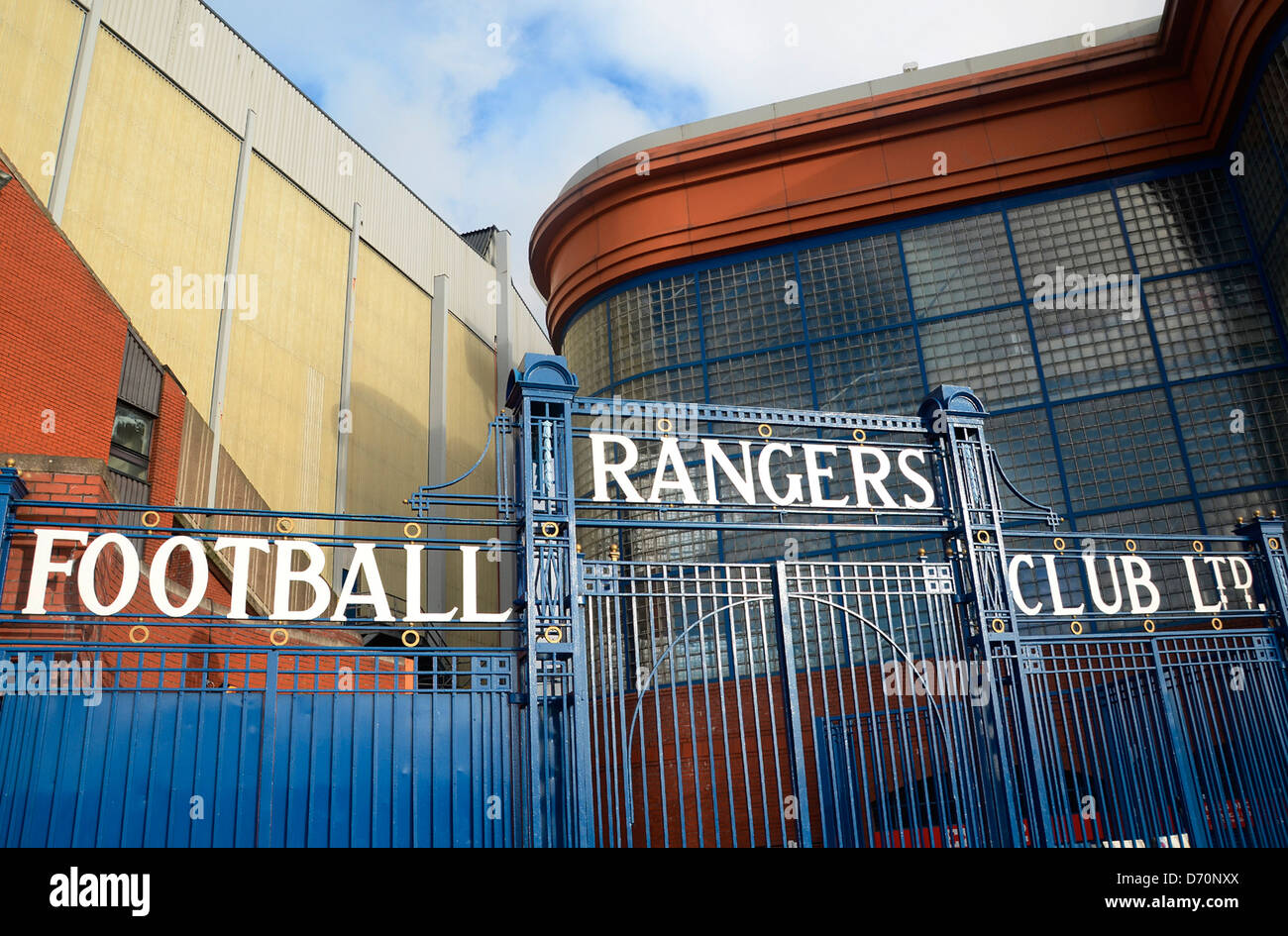General View of Rangers Football Club Rangers Football Club go into ...