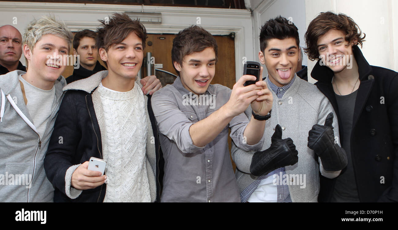 Niall Horan, Liam Tomlinson, Liam Payne, Zayn Mallik and Harry Styles ...