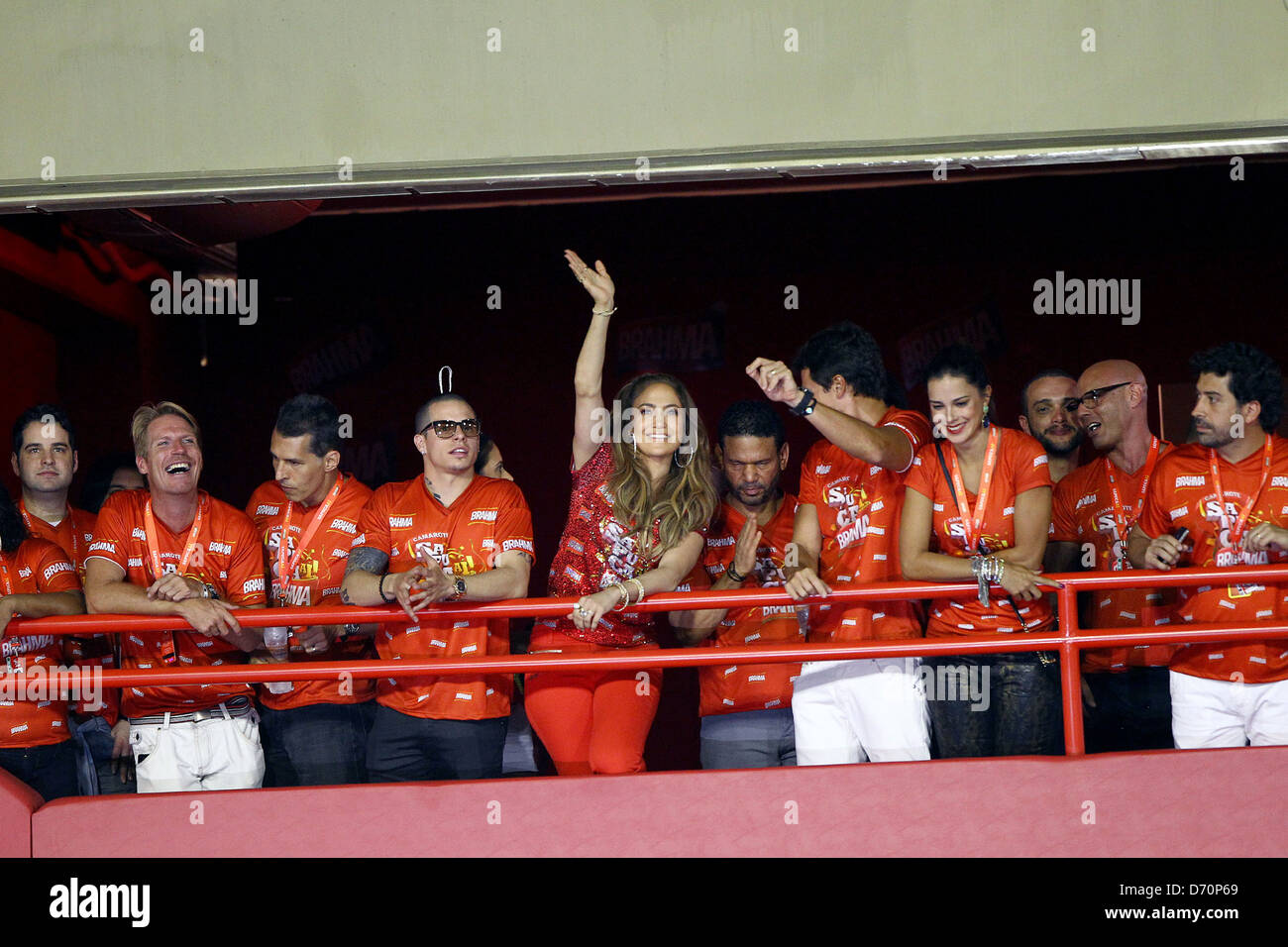 Jennifer Lopez and Casper Smart watch Rio de Janeiro's iconic Carnival ...