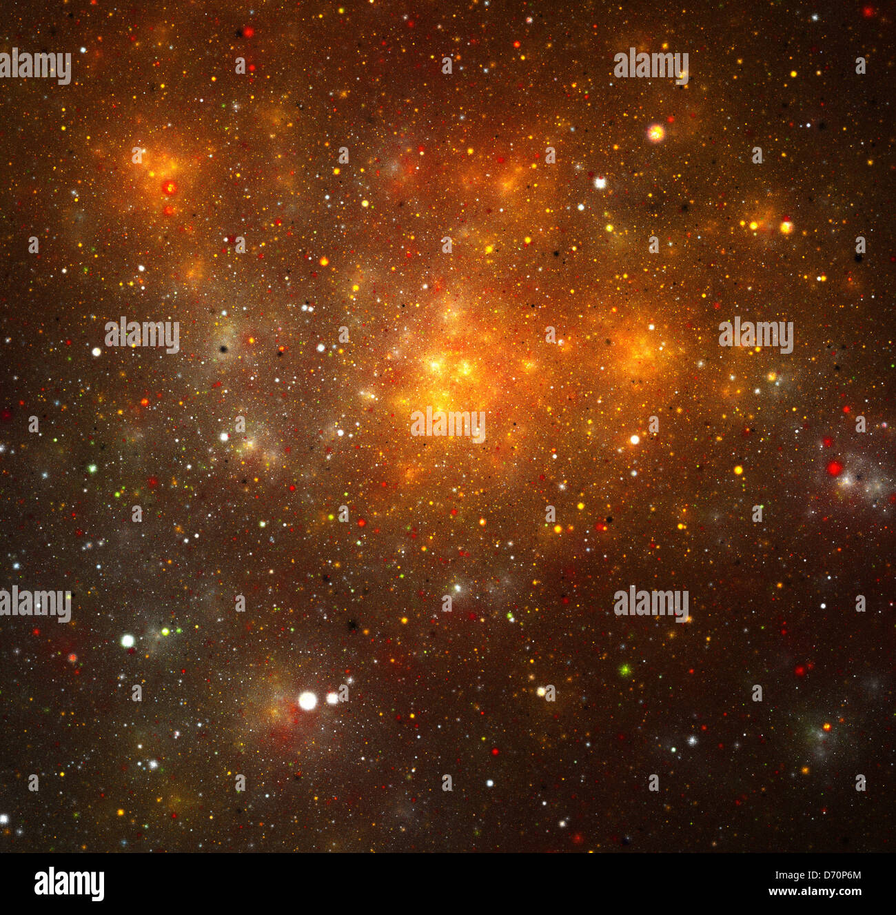 Orange galaxy background Stock Photo - Alamy