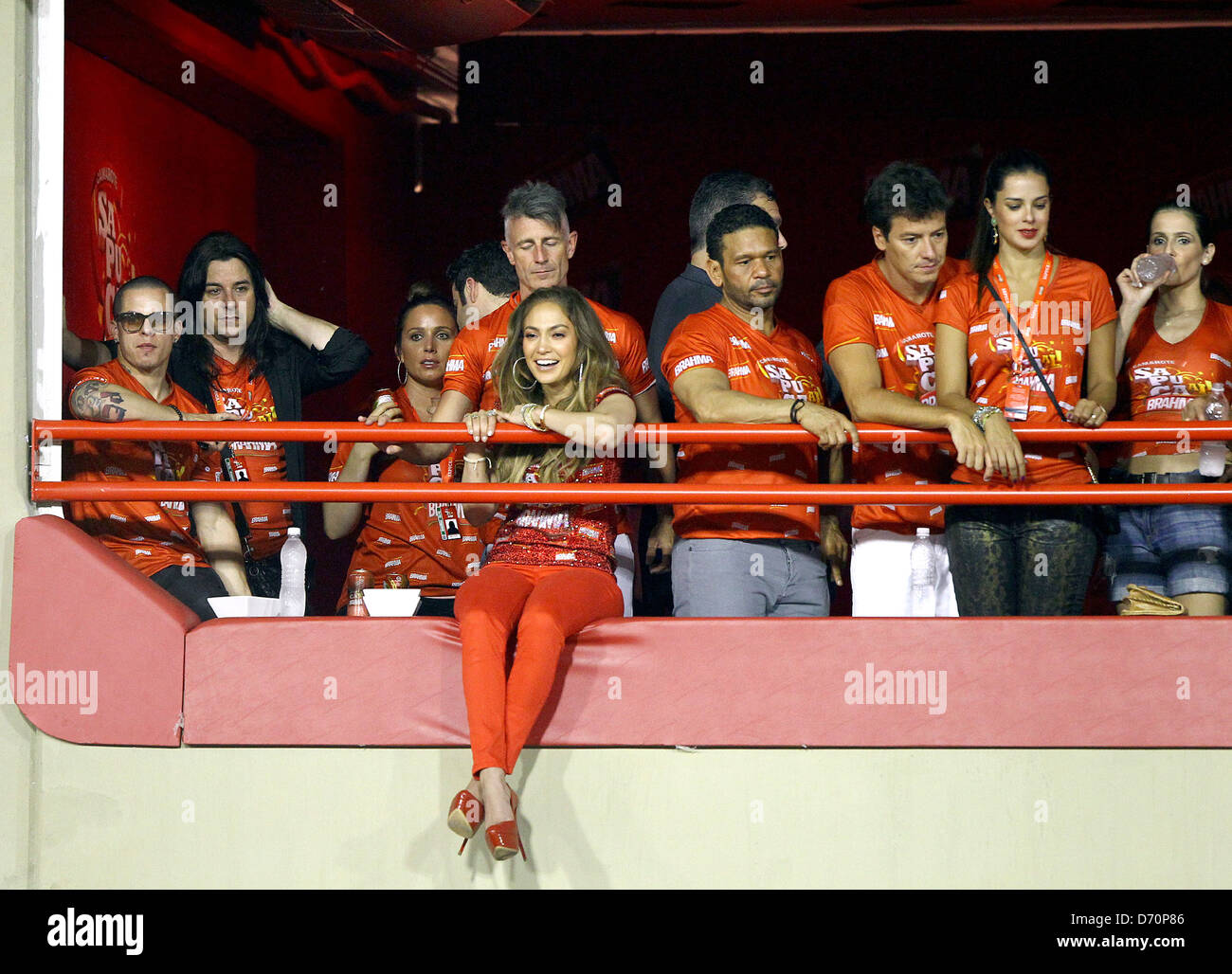 Jennifer Lopez and Casper Smart watch Rio de Janeiro's iconic Carnival ...