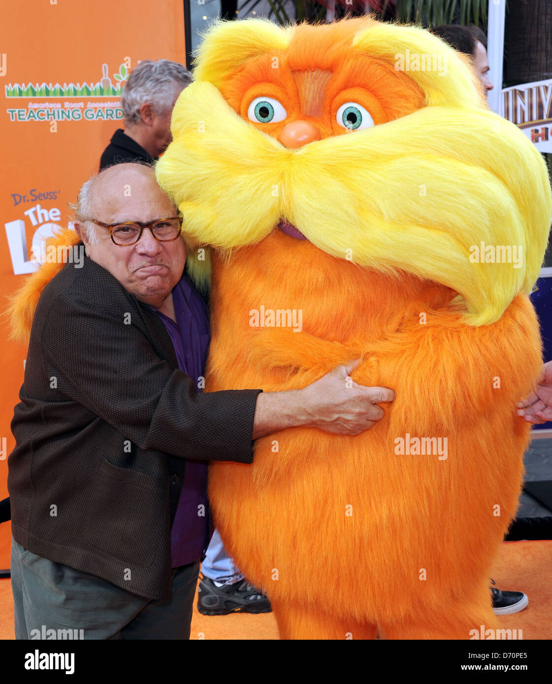 Danny DeVito The premiere of 'The Lorax' held at the Universal Citywalk ...