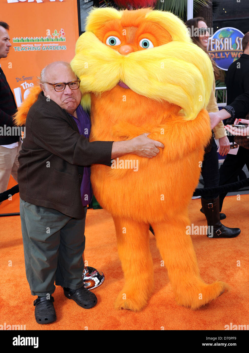 Danny DeVito The premiere of 'The Lorax' held at the Universal Citywalk ...