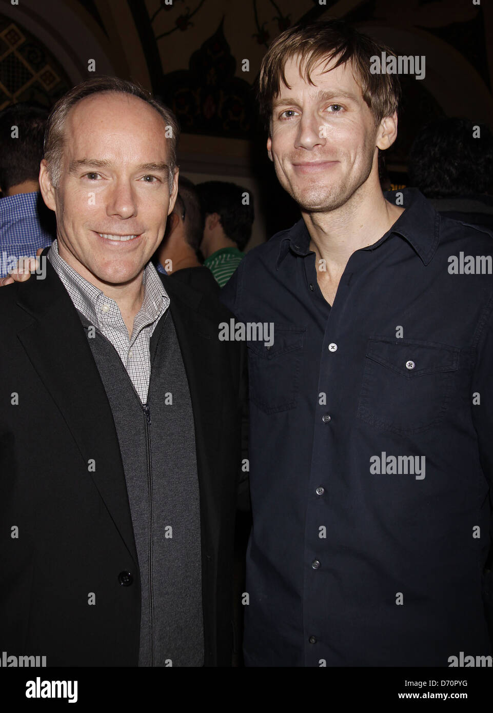 Michael Winther and Andrew Samonsky Closing night after party for the ...