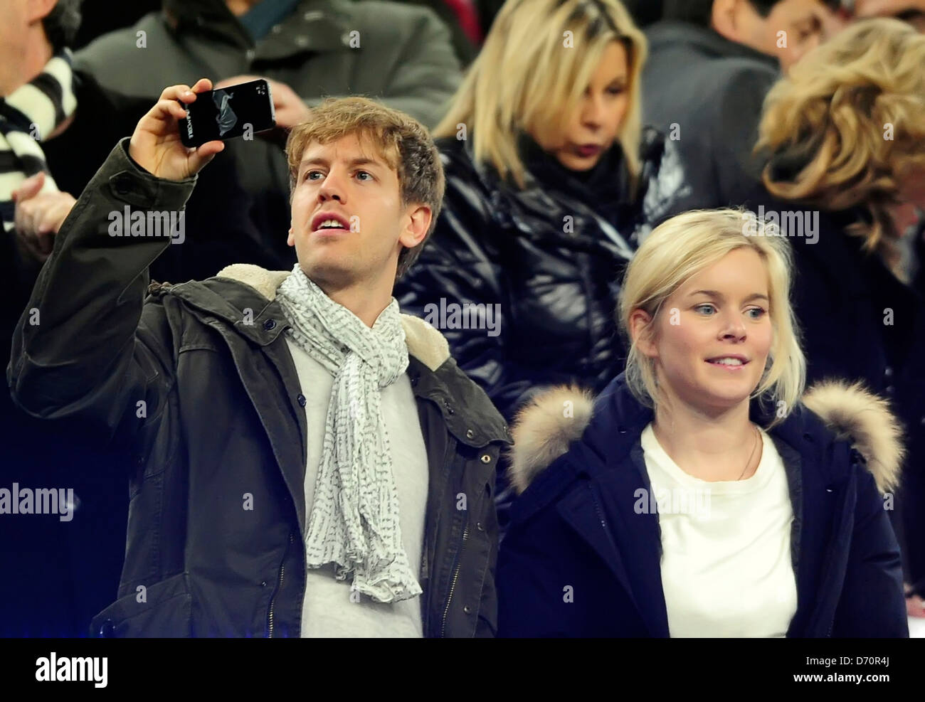 The girlfriend of sebastian vettel High Resolution Stock Photography ...