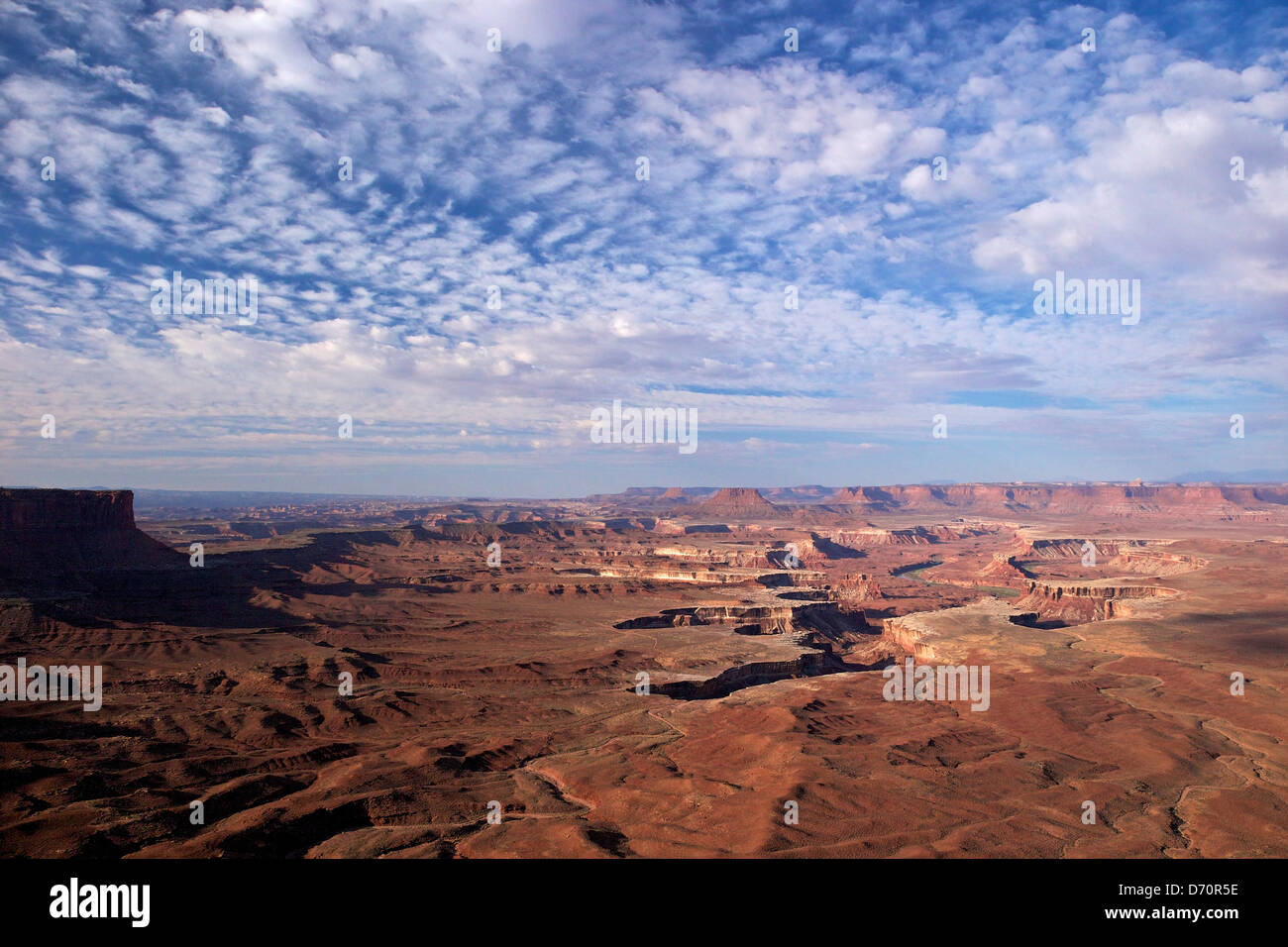 USA, Utah, Canyonlands National Park, Grand View Point Overlook Stock ...
