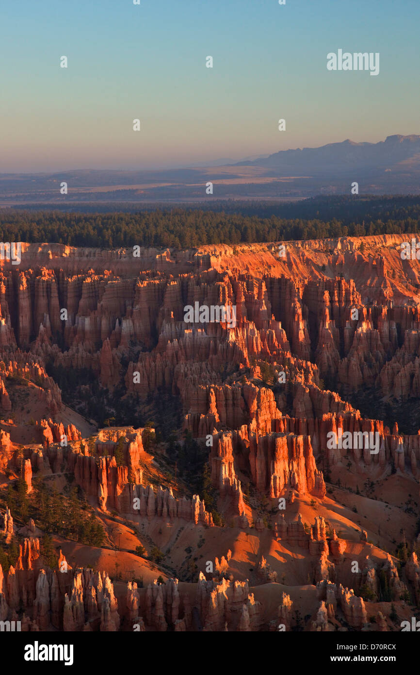 USA, Utah, Bryce Canyon National Park, Sunrise from Bryce Point Stock ...