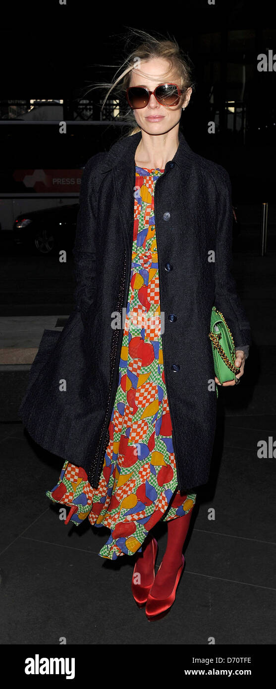 Laura Bailey London Fashion Week 2012 Jonathan Saunders show arrivals ...