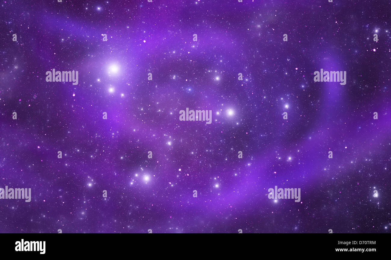 Wide purple stars background Stock Photo - Alamy