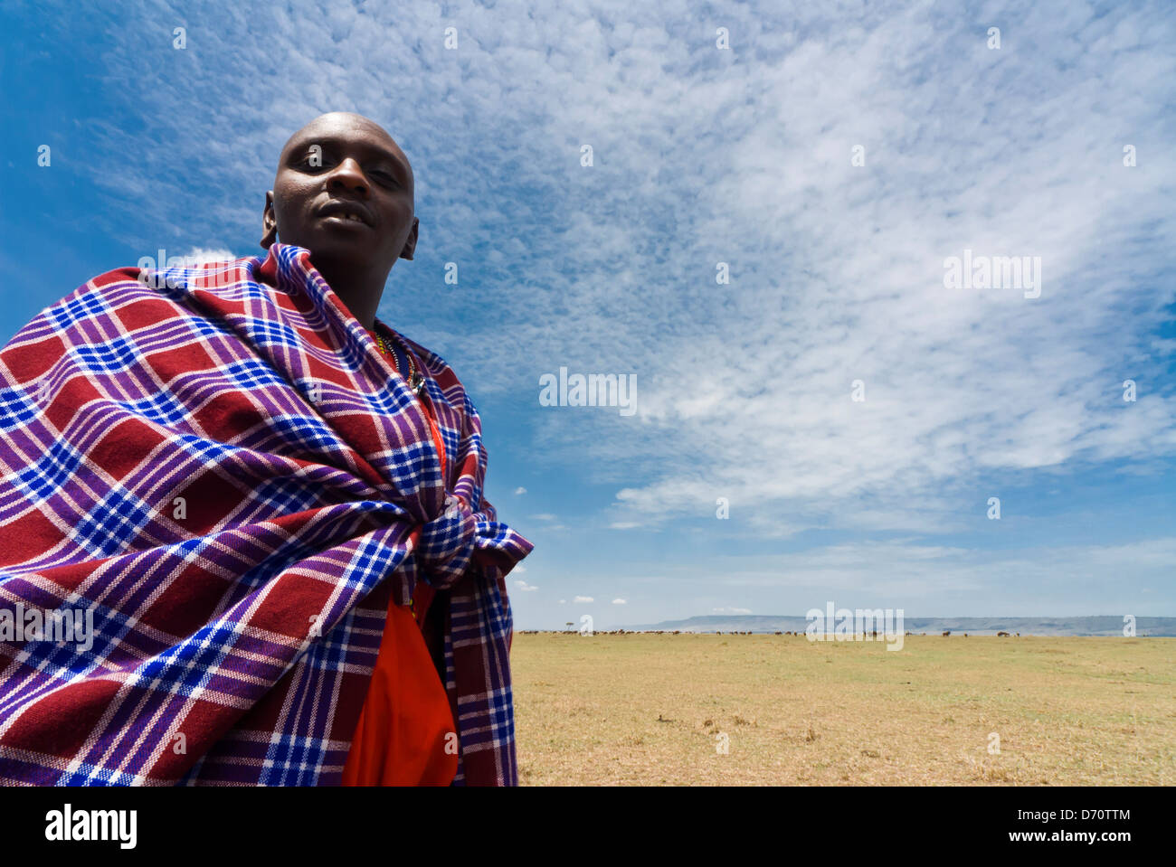 Maasai man standing outdoors hi-res stock photography and images - Alamy