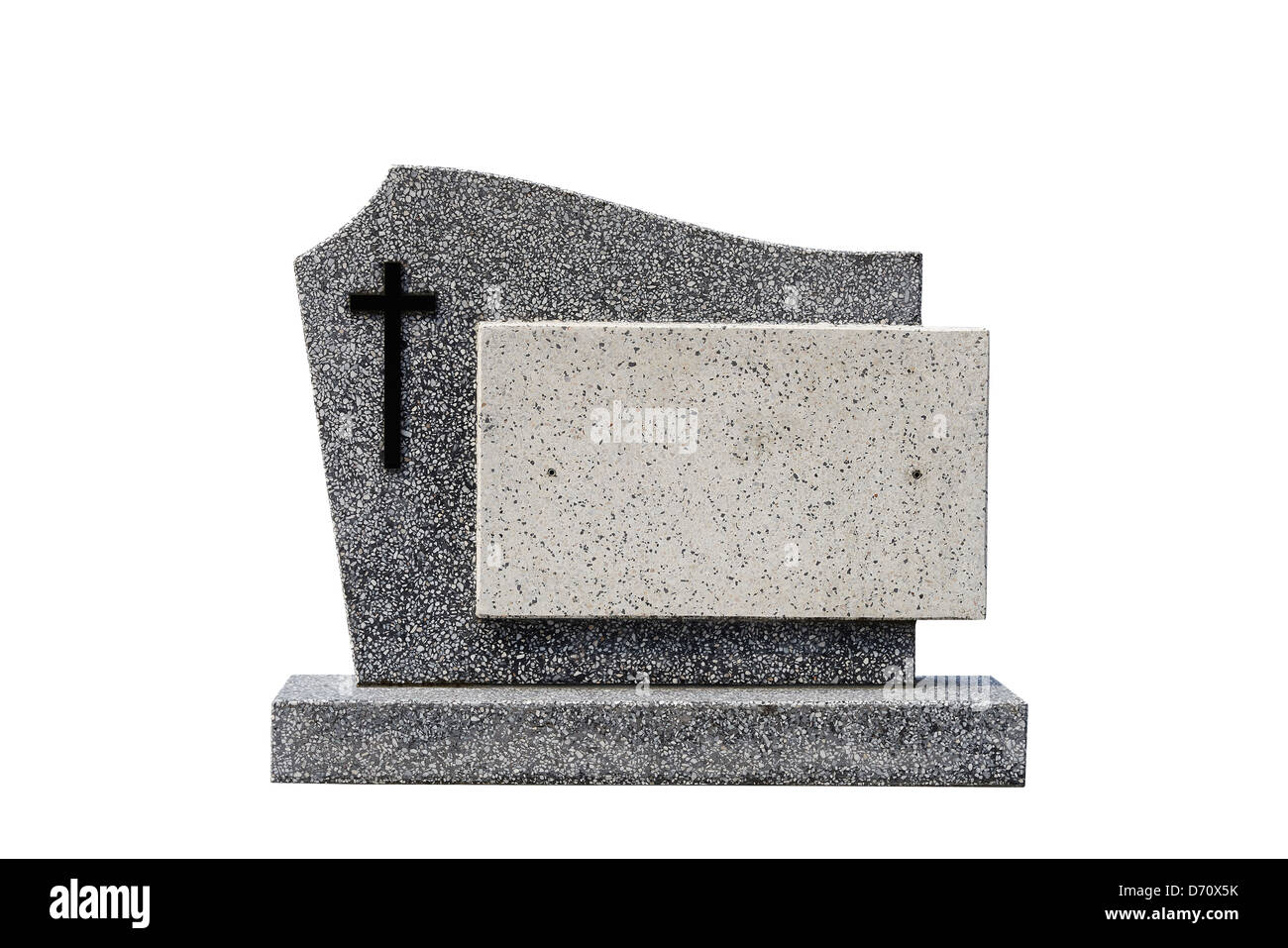 single grave stone cut out (Clipping path Stock Photo - Alamy