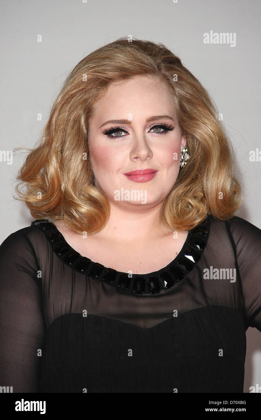 Adele Adkins The Brit Awards 2012 held at The O2 - Arrivals London ...