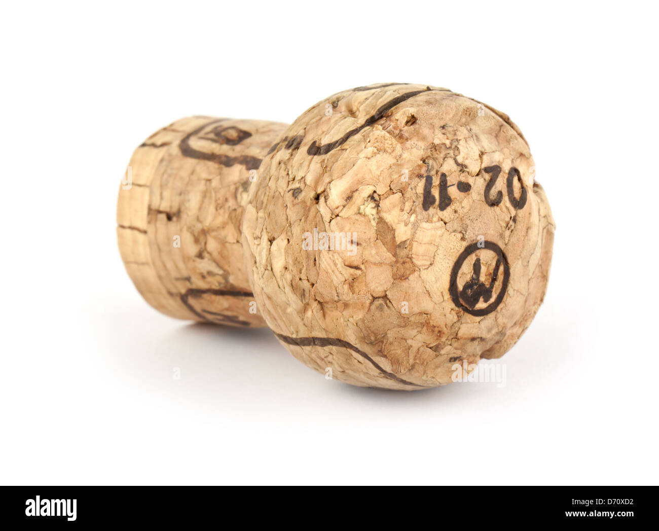 Cork isolated on white background Stock Photo - Alamy