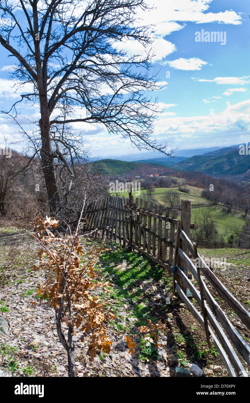 Hills in spring Stock Photo - Alamy
