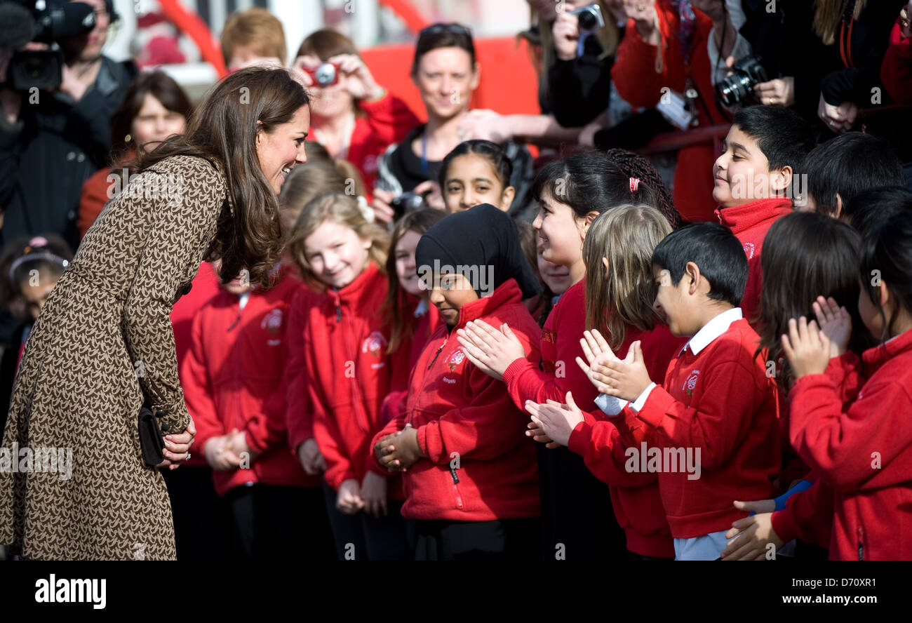 Catherine, Duchess of Cambridge aka Kate Middleton arrives at Rose Hill ...