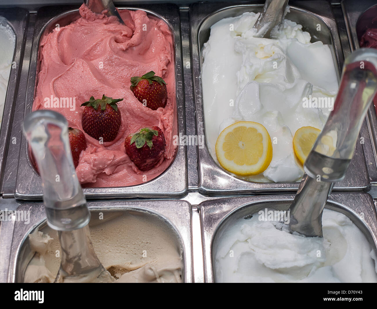 Raspberry ice cream tub hi-res stock photography and images - Alamy