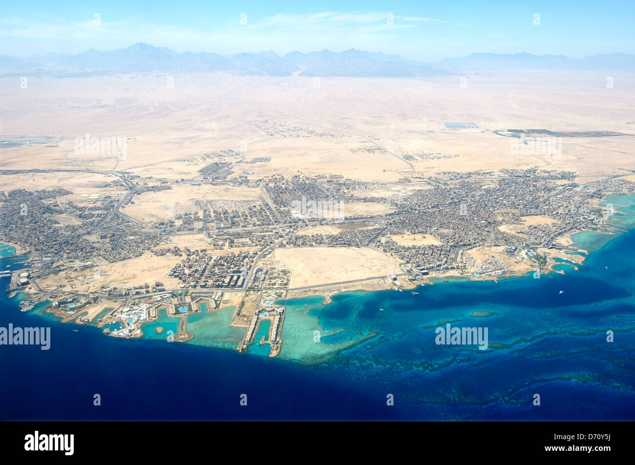 Egypt red sea aerial view hi-res stock photography and images - Alamy