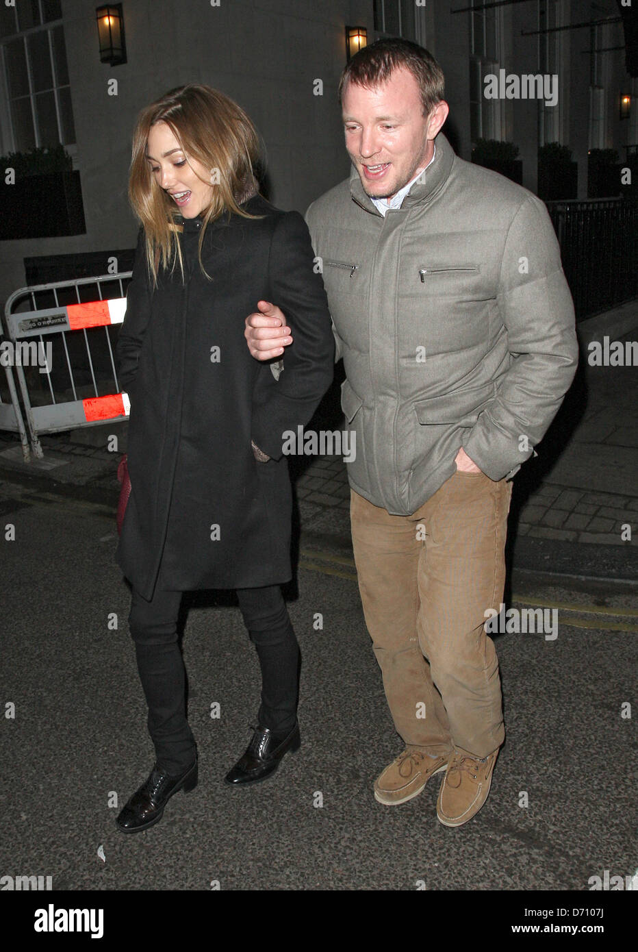 Guy Ritchie and girlfriend Jacqui Ainsley leaving 34 Restaurant in ...