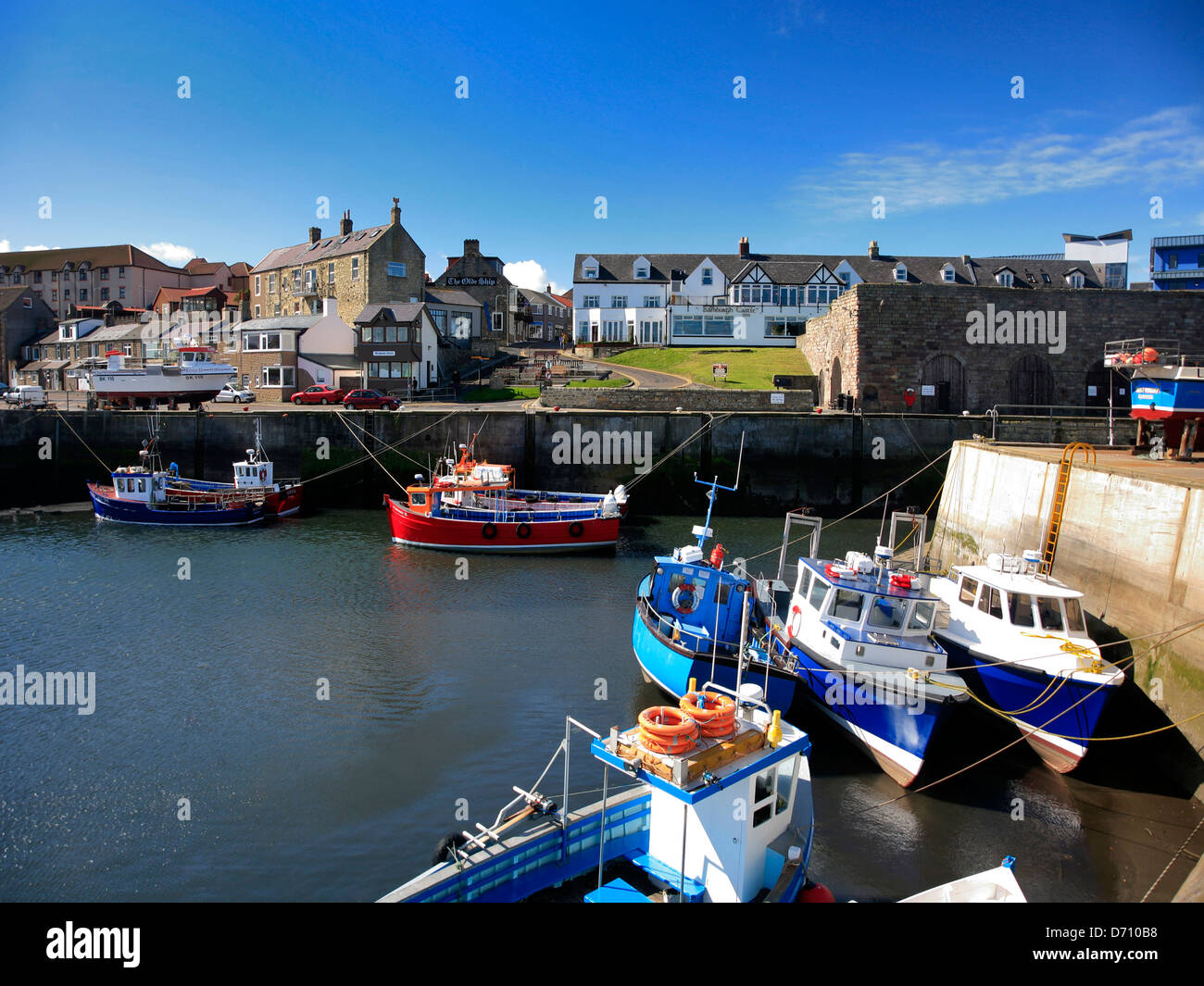 Fishing boat seahouses northumbria hi-res stock photography and images ...