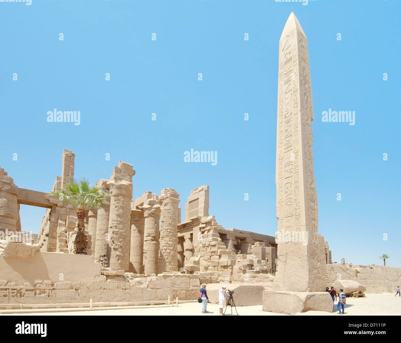 Obelisk, Karnak Temple Complex, UNESCO World Heritage site, Thebes ...